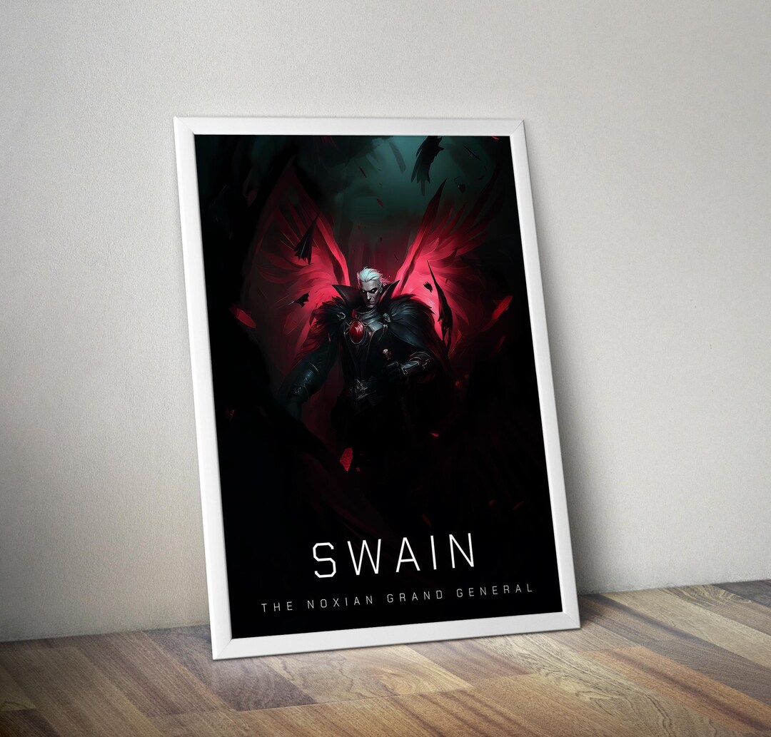 Swain Poster League of Legends Poster Gaming Poster HD Color Game ...