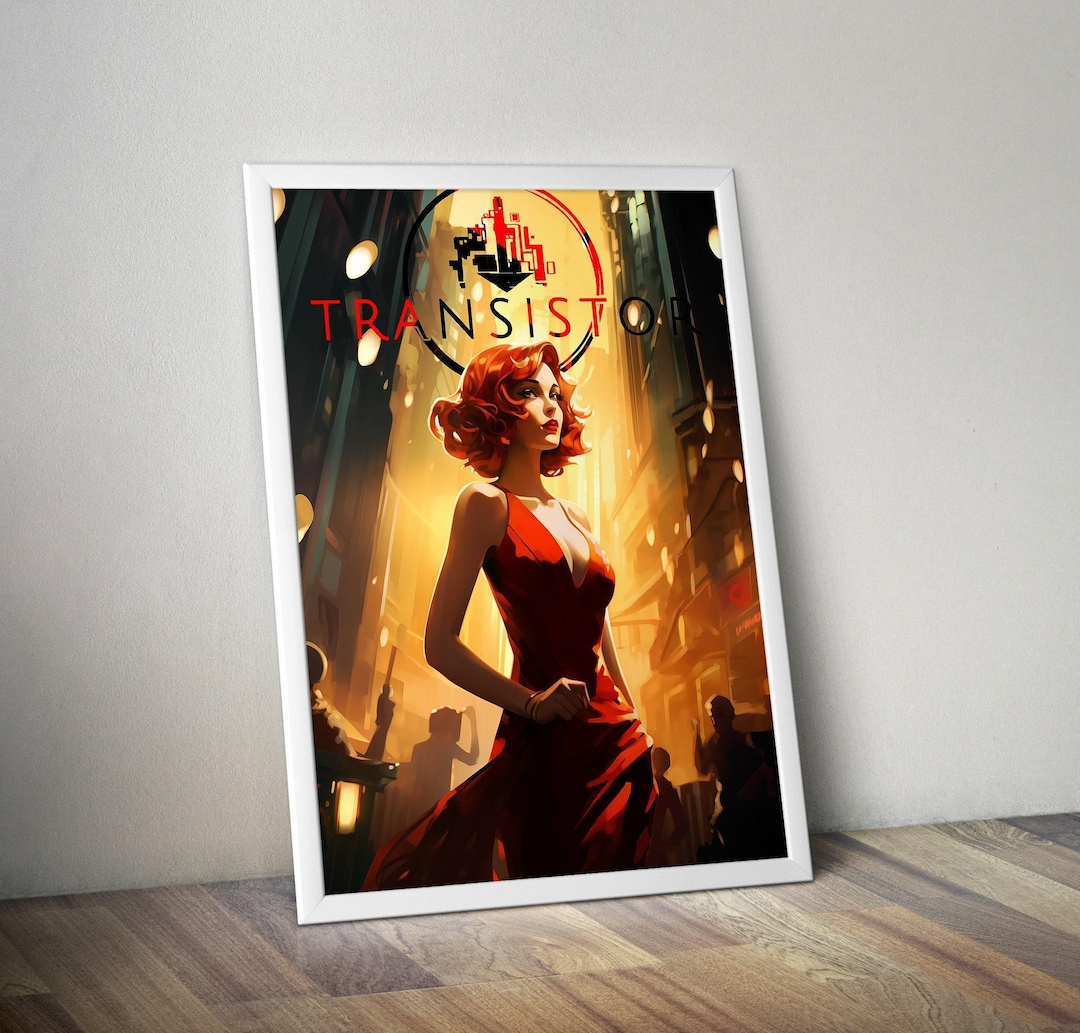 Red Artwork Transistor Indie Game Poster Gaming Poster HD Color Game ...