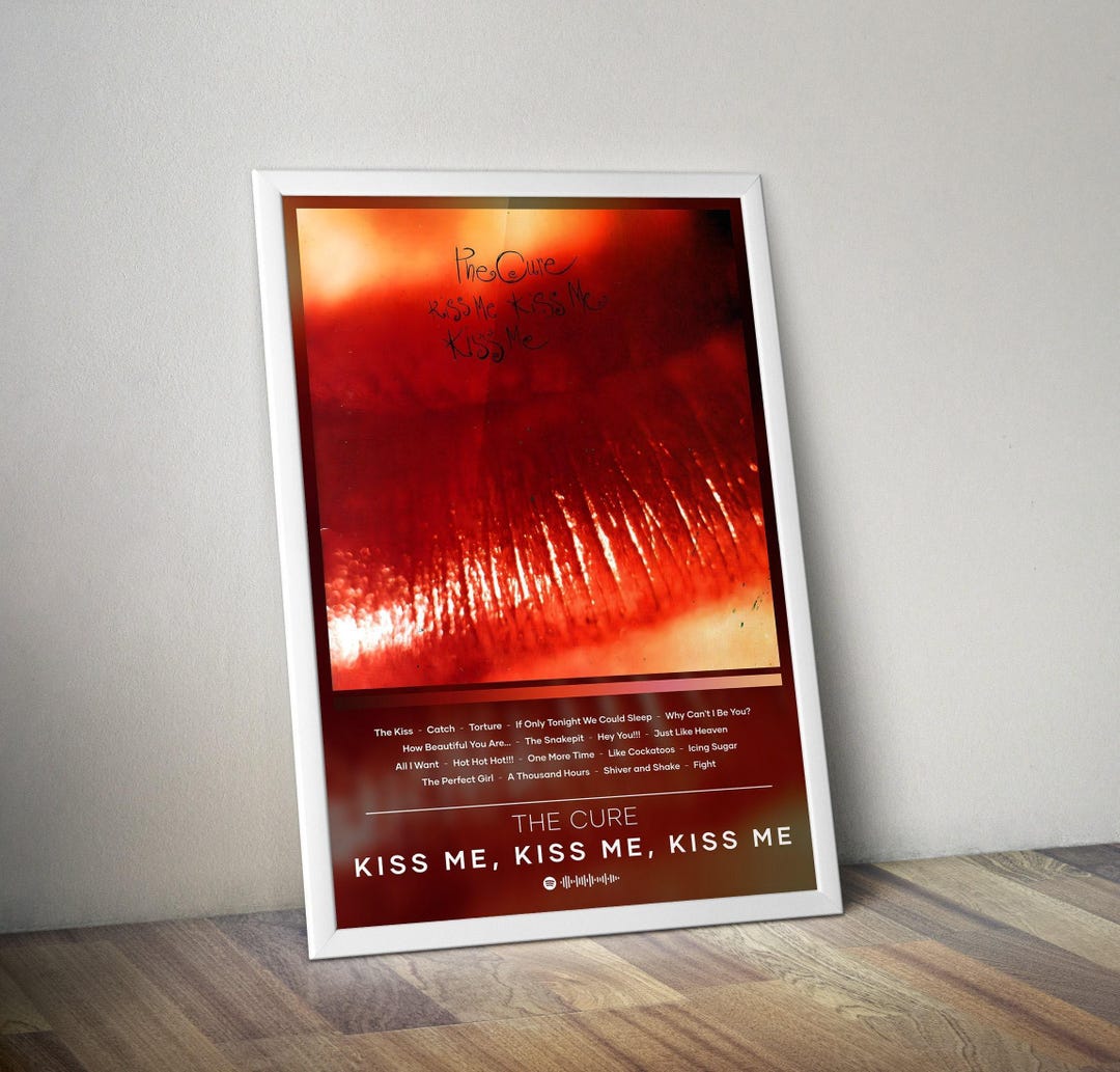 The Cure Poster Kiss Me, Kiss Me, Kiss Me Poster Album Poster Print 4 ...