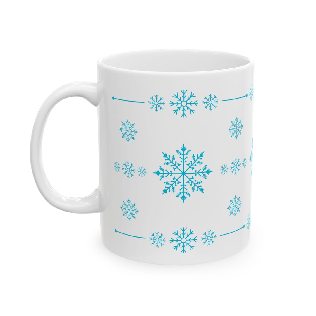 Snowflake Coffee Mug Nordic Collection, Winter Sky Blue, Christmas ...