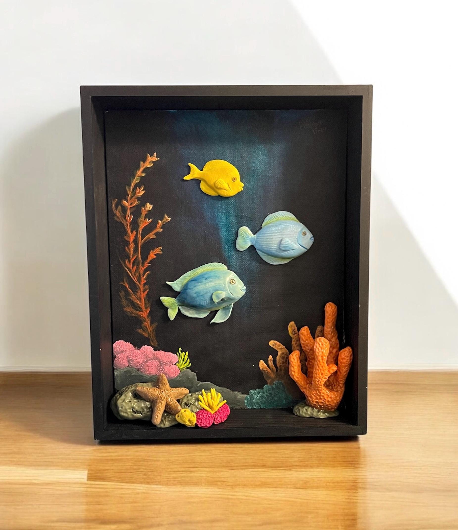 3D Original Art Wall Decor / Colors of the Sea by Dalia Heyer / Unique ...