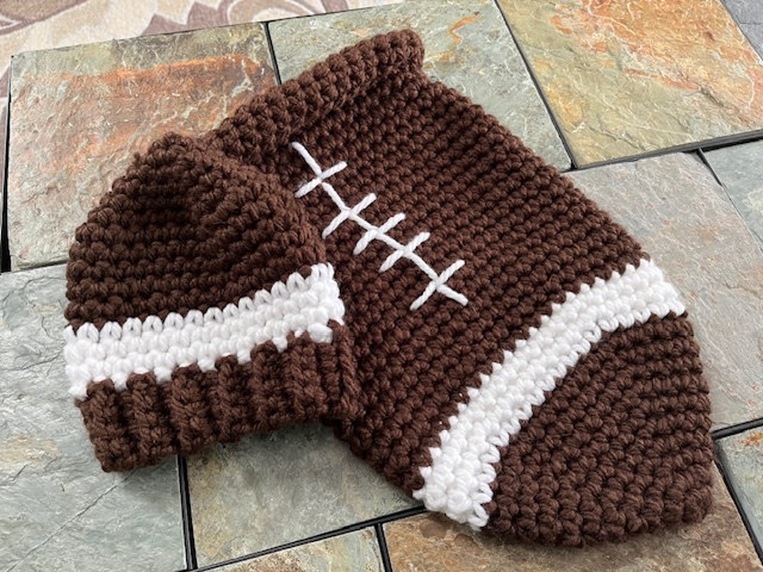 Crochet Football Cocoon and Hat - Pattern - Etsy