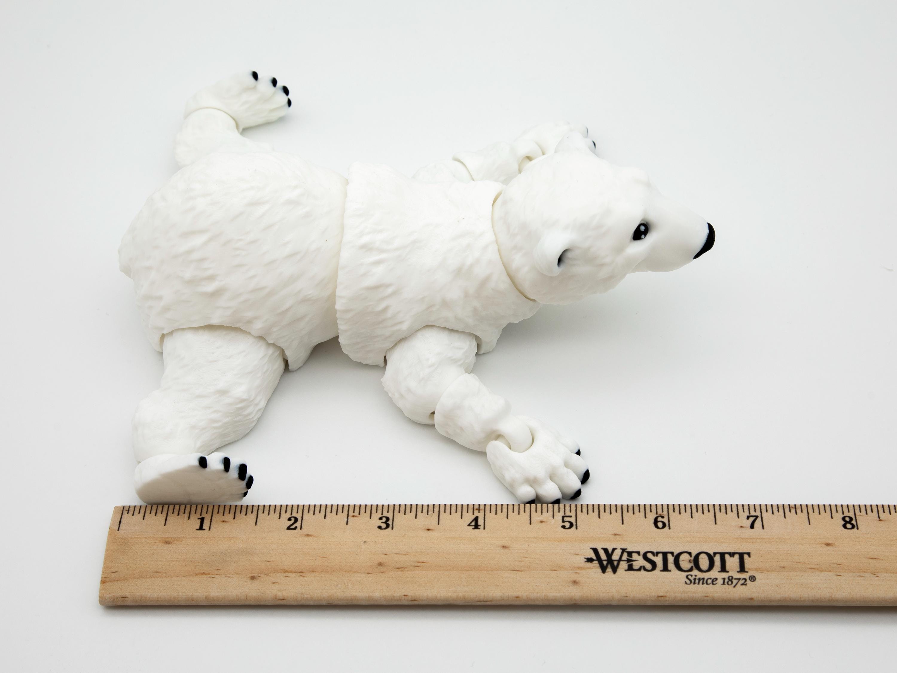 Polar Bear Articulating Fidget Toy - Articulated, Flexible, Fun ...
