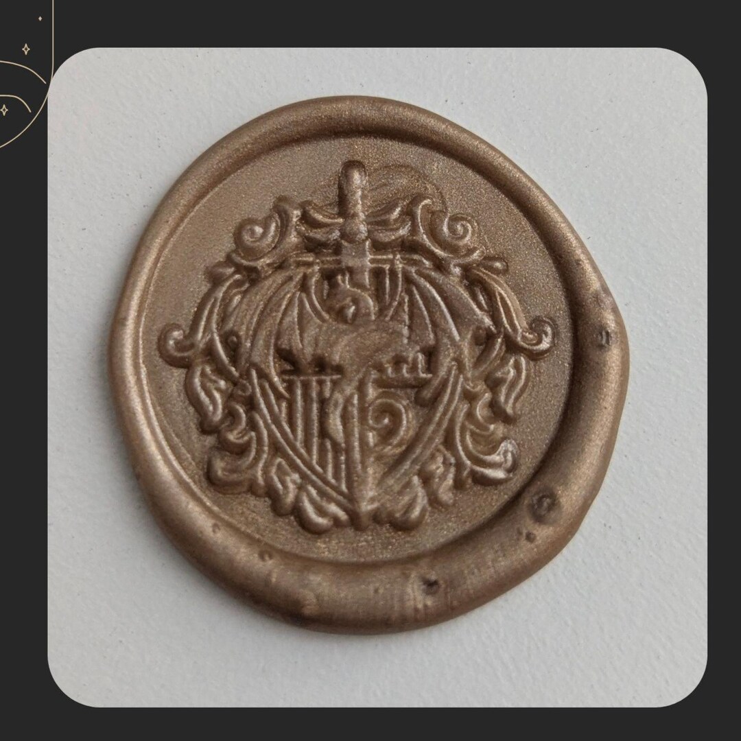 Dragon Crest Wax Seal Sticker | Handmade Fourth Wing Inspired Envelope ...