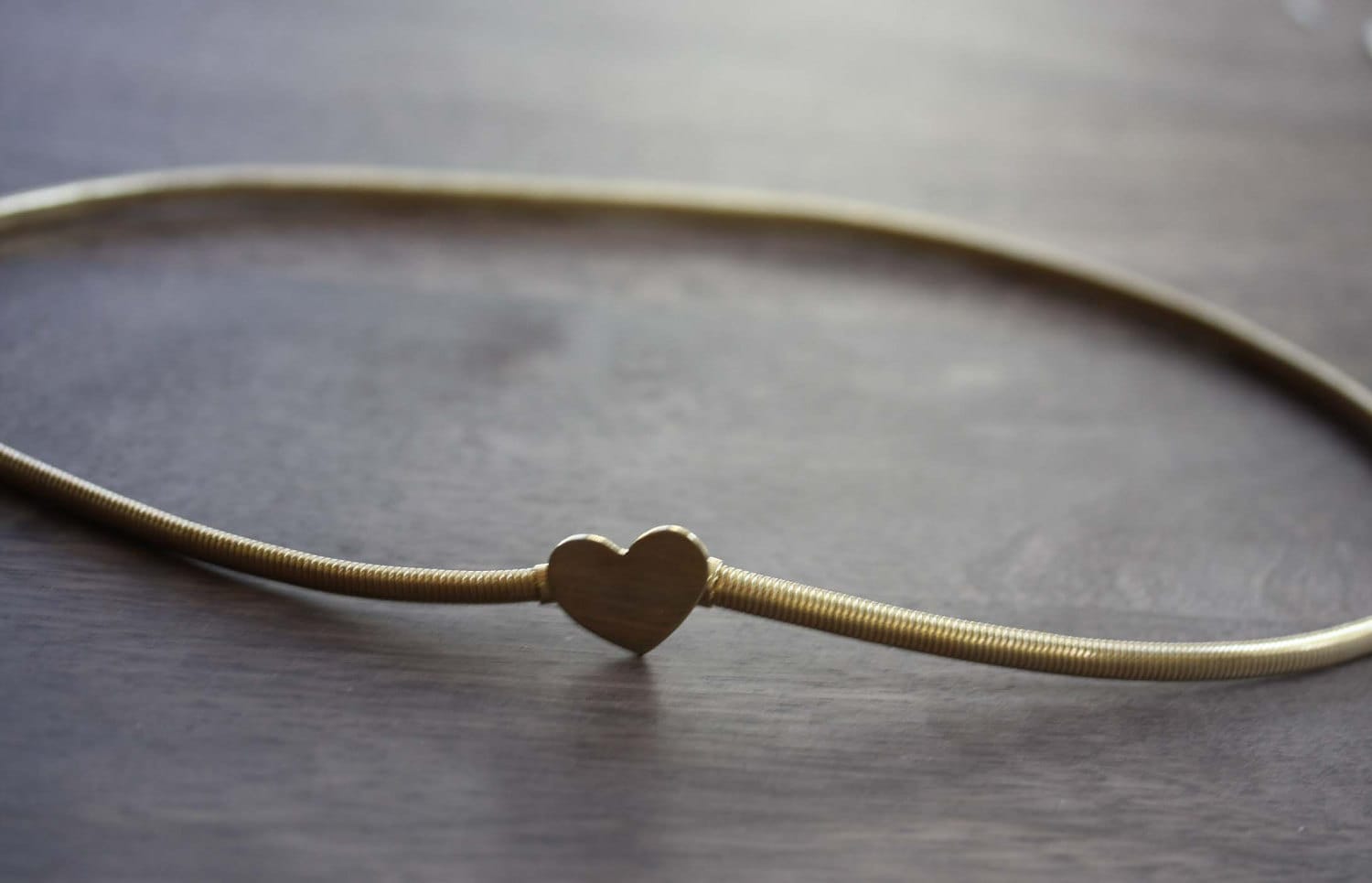 Belt Heart Coil Gold Heart Belt Gold Stretch Belt Gold | Etsy