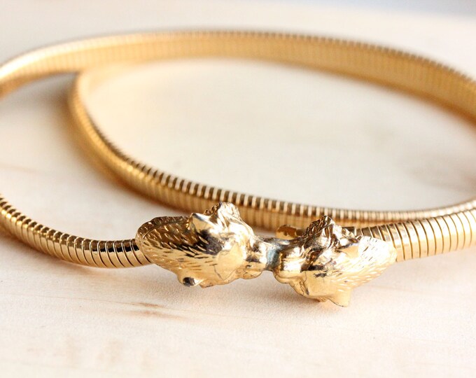 Gold Fox Coil Belt - XS - Etsy