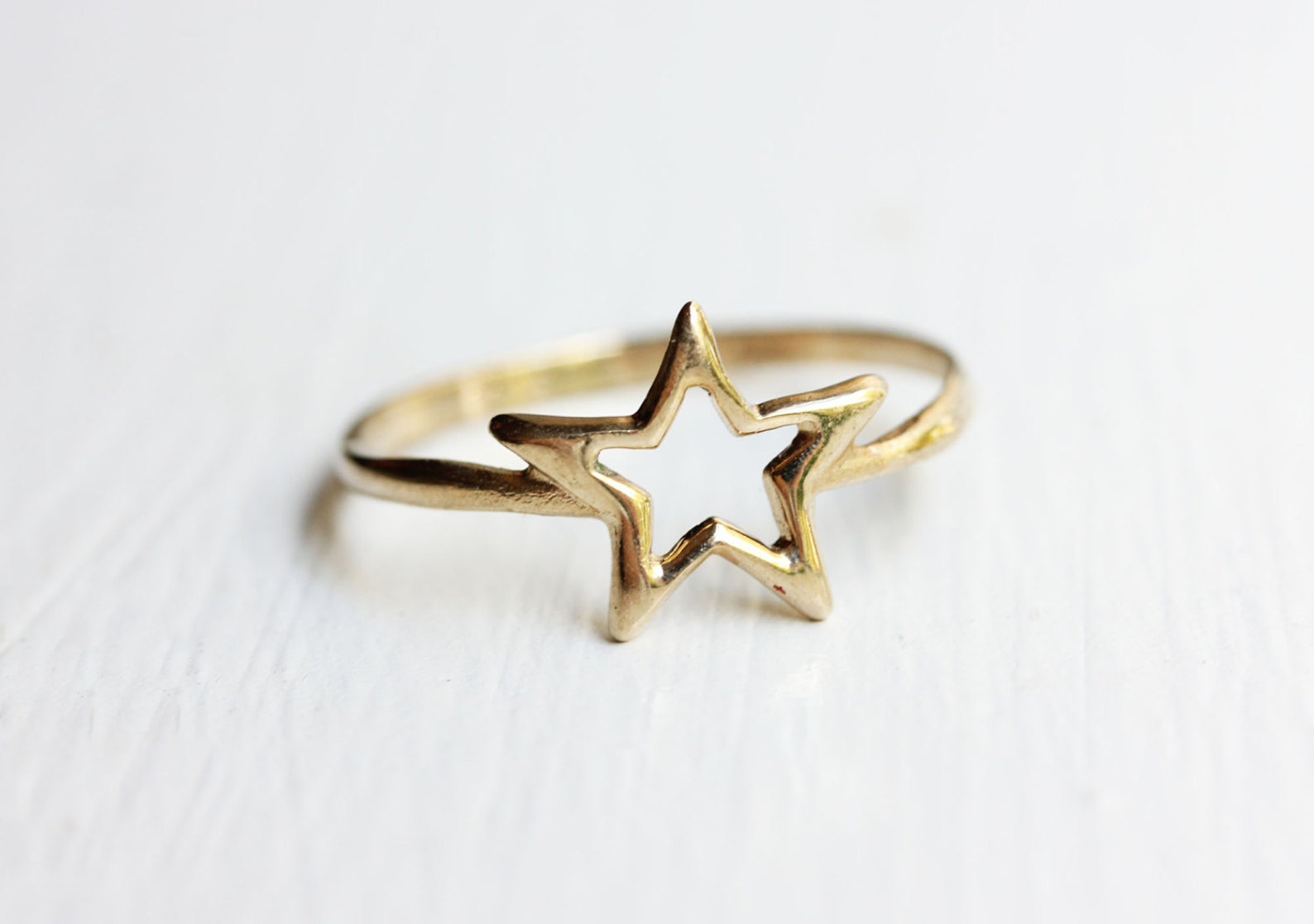 Gold Star Ring Star Ring Gold Star Star Shape Ring - Etsy