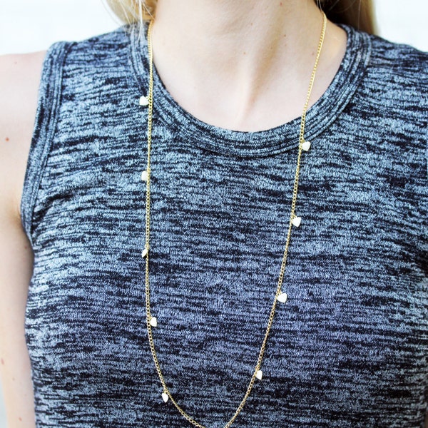 Long Chain Necklace - Etsy