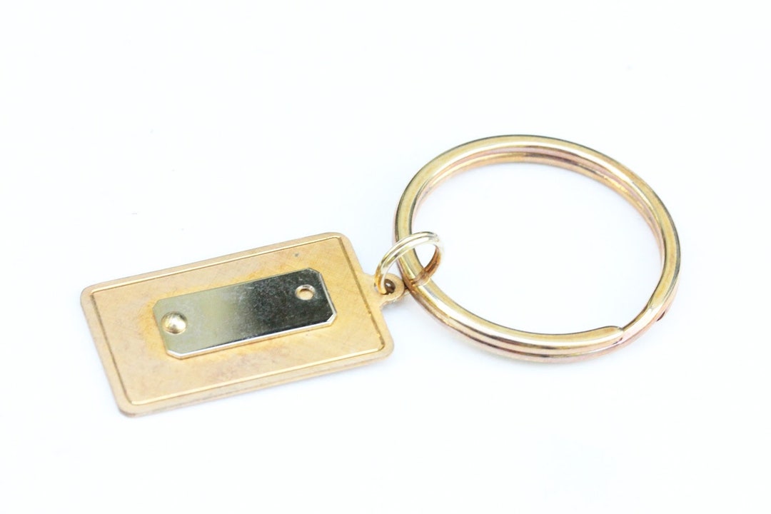 Keychain Gold, Plain Keychain Gold, Retro Keychain Gold, Simple ...