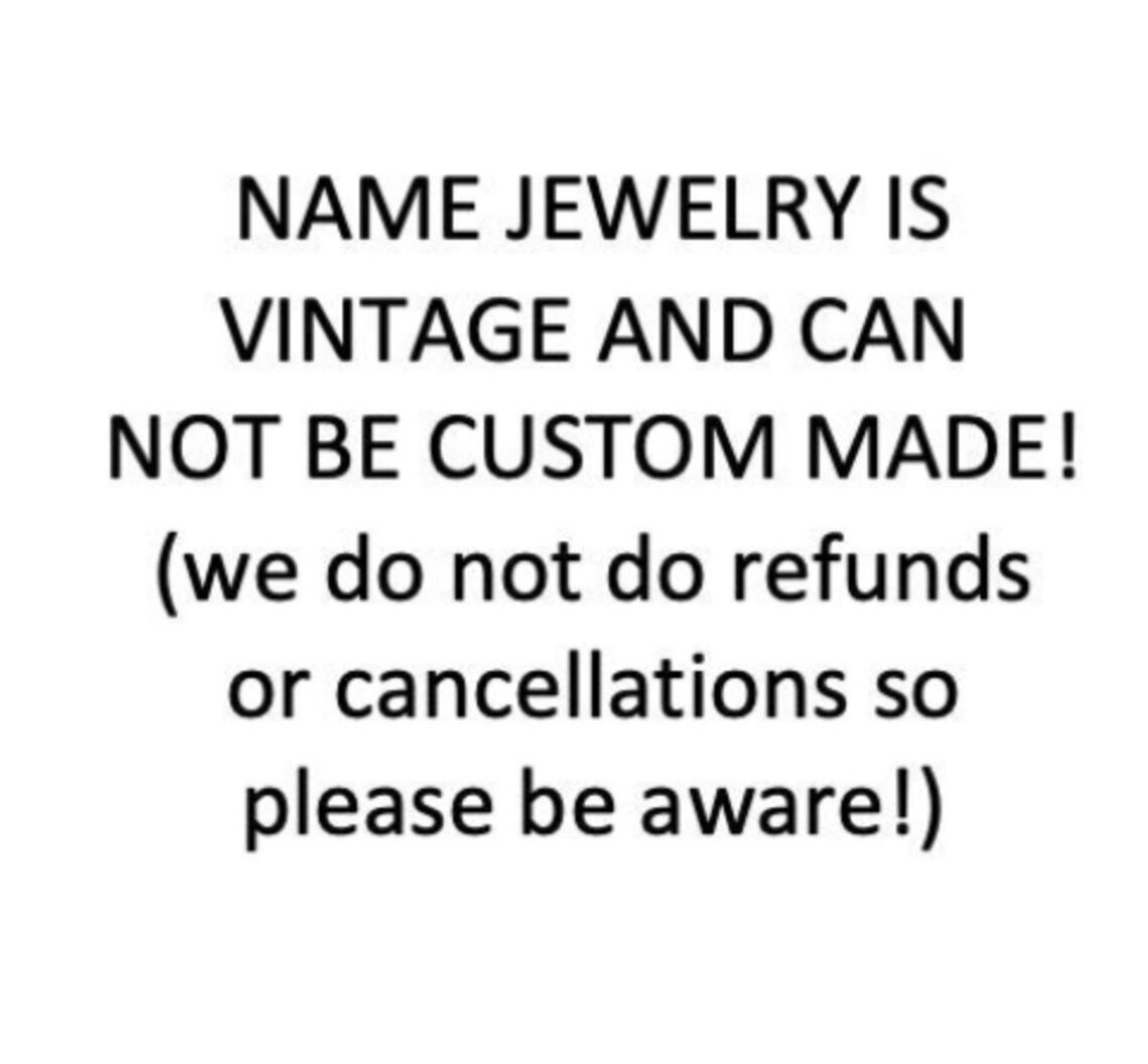 Lynn Name Necklace Gold Name Necklace Vintage Name Necklace - Etsy