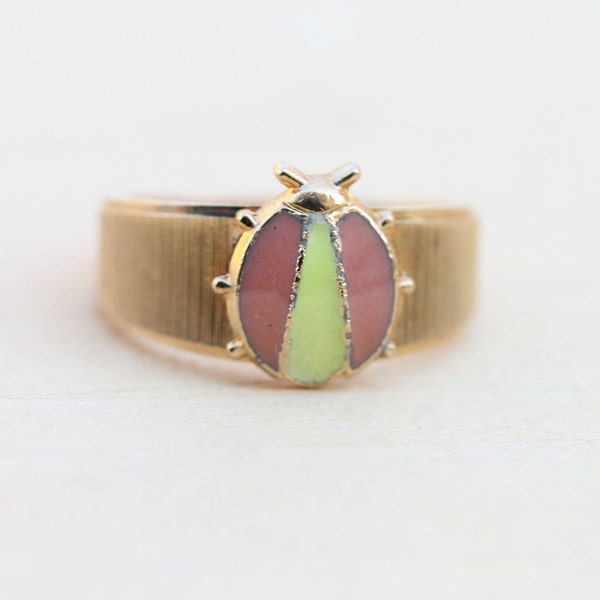 Ladybug Ring - Etsy