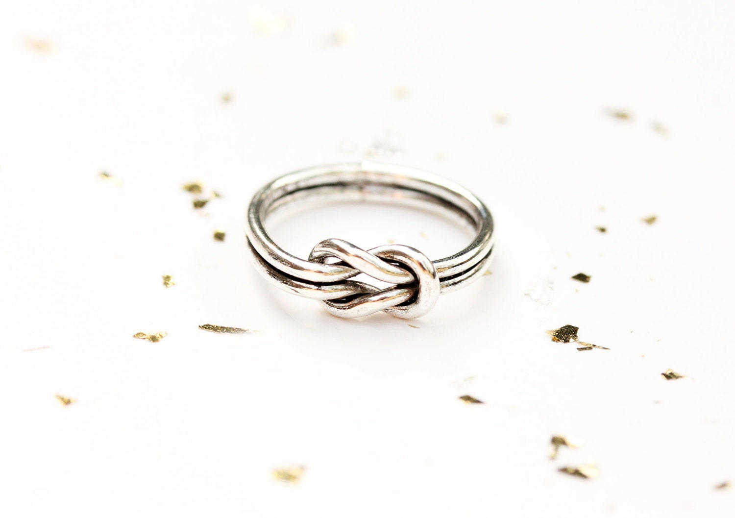 Knot Ring Silver Silver Knot Ring Silver Love Knot Love | Etsy