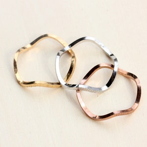 Stacking Ring Set, Set of 3 Rings, Puzzle Ring, Layering Rings, Ring ...