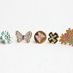 Enamel Pin Set, Small Pins, Enamel Pins, Pin Set, Vintage Pin, Jacket ...