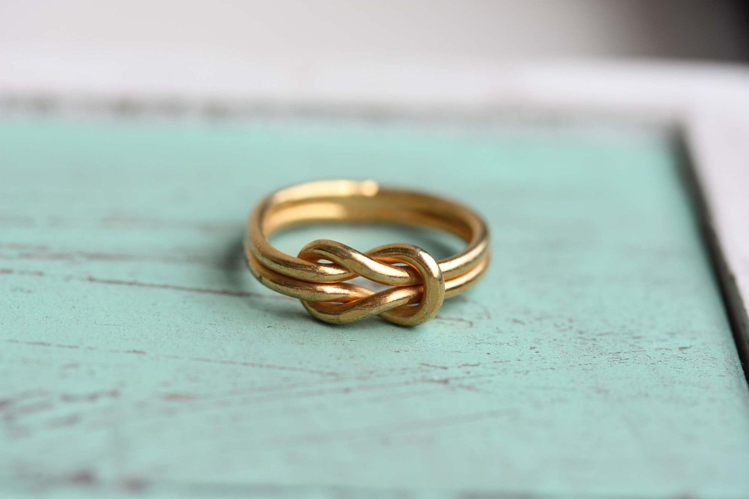 Knot Ring Gold Love Knot Ring Gold Love Knot Ring Gold Band | Etsy