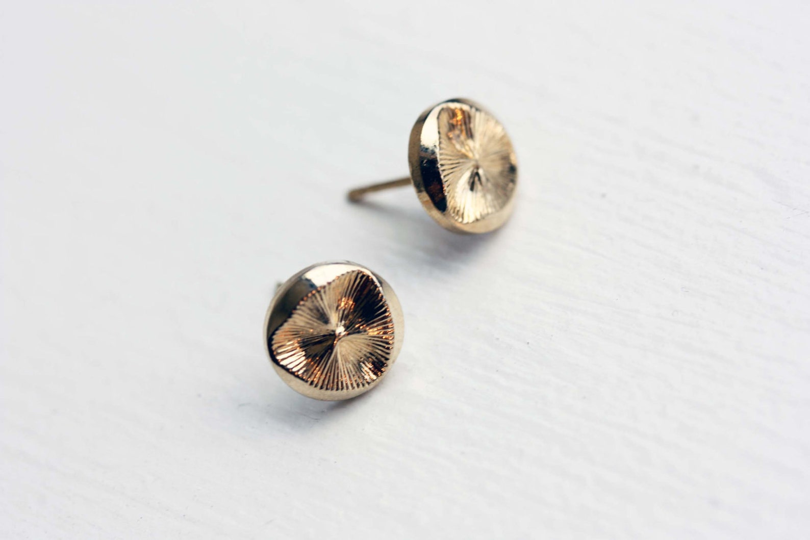 Small Round Studs, Circle Studs, Gold Circle Studs, Silver Circle Studs ...