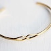 Geometric Cuff Bracelet, Diamond Bend Cuff Bracelet, Gold Cuff Bracelet ...