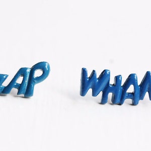 Wham Zap Studs, Super Hero Studs, Word Studs - Etsy