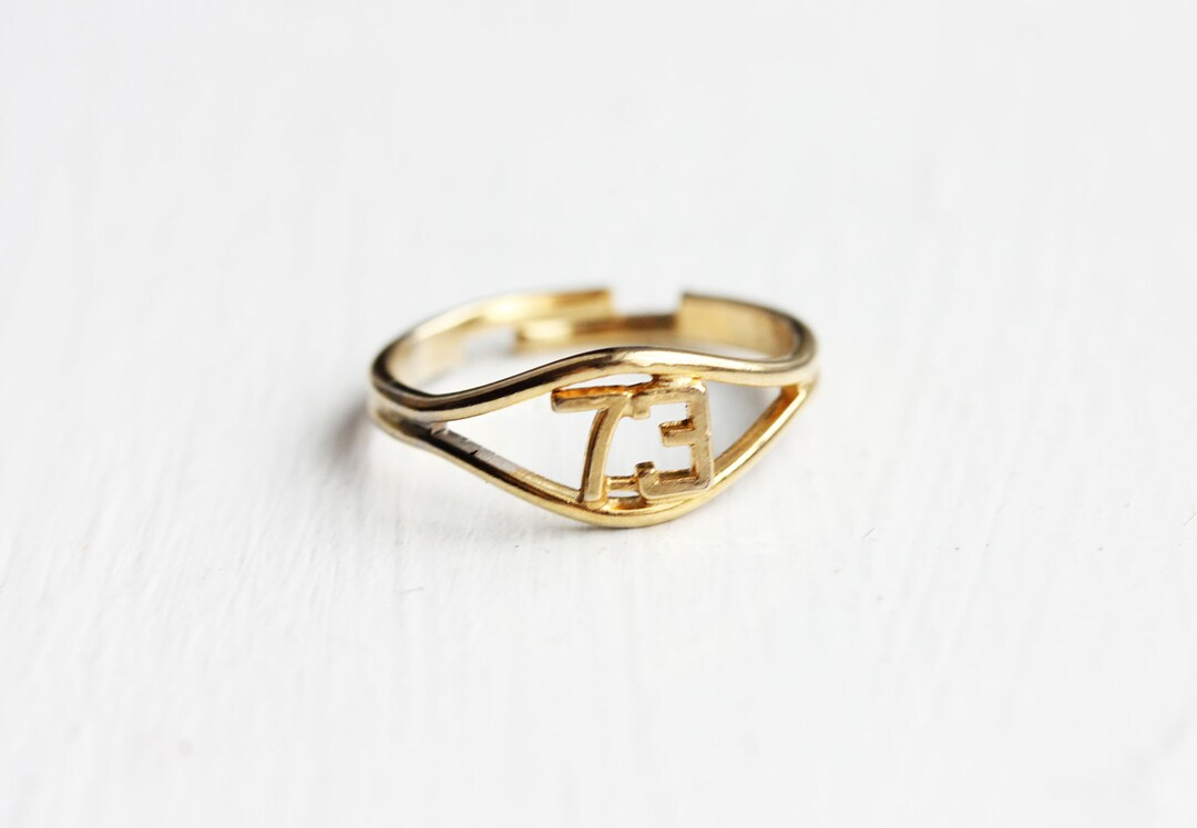 Class Ring, '73,'74, '75, Year Ring, Number Ring - Etsy