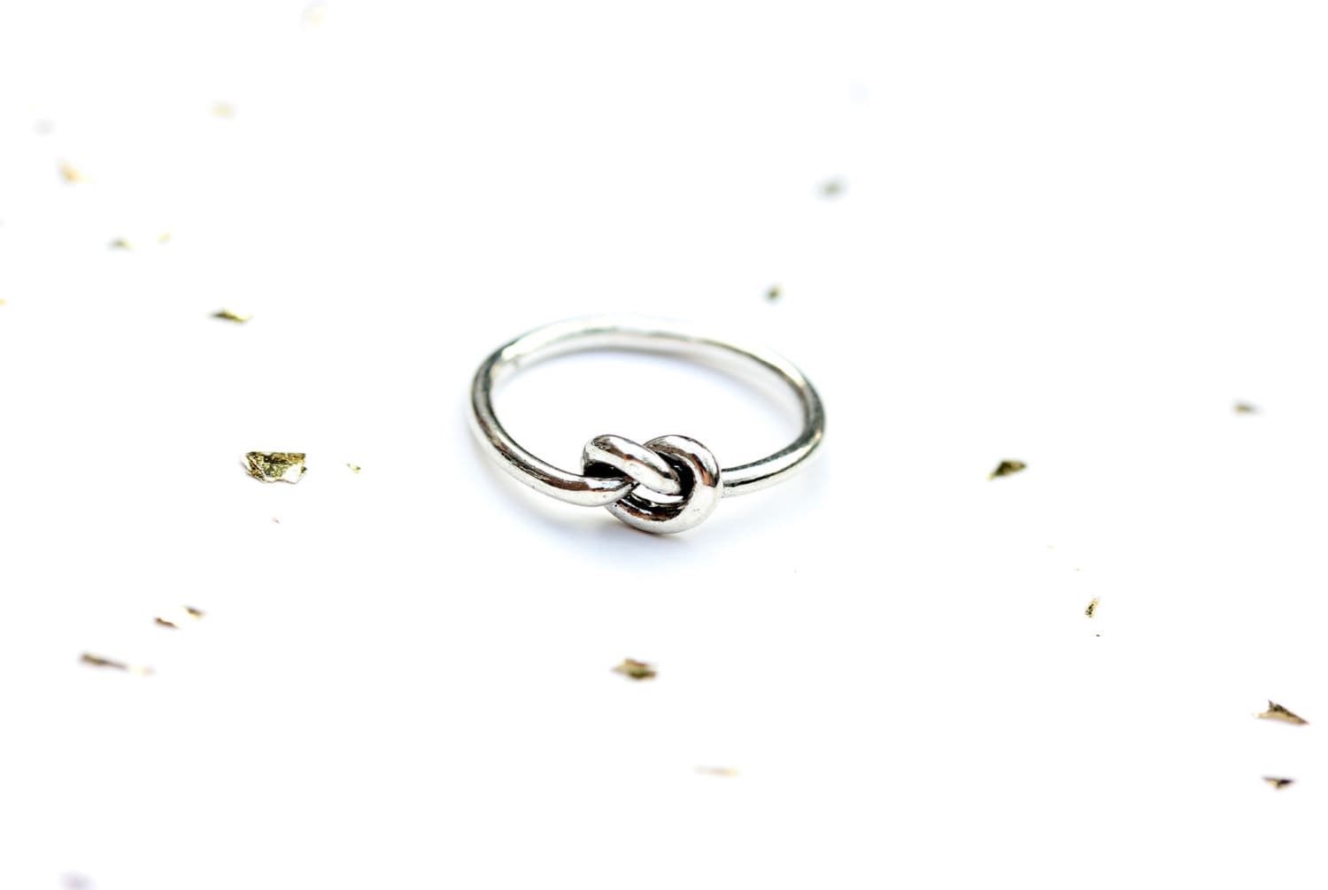 Knot Ring Gold Knot Ring Silver Delicate Knot Ring Vintage - Etsy