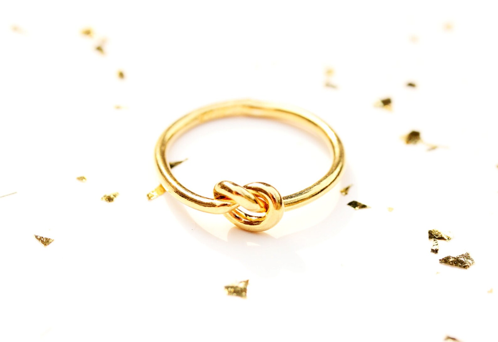 Knot Ring Gold Knot Ring Silver Delicate Knot Ring Vintage - Etsy