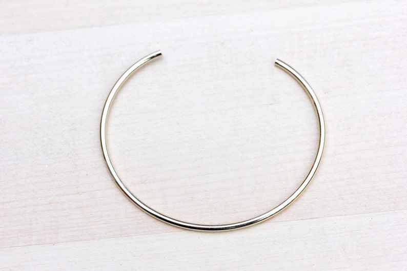 Bar Cuff Bracelet Thin Gold Cuff Plain Cuff Small Gold | Etsy