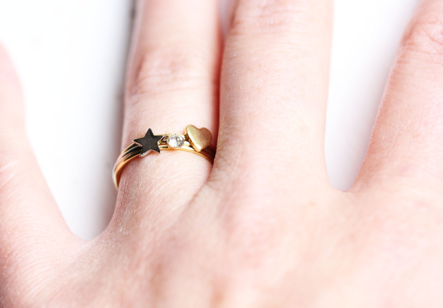 Midi Ring Vintage Gold Midi Ring Silver Midi Ring Delicate | Etsy