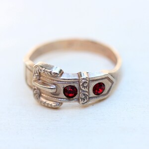 Buckle Ring Gold, Belt Buckle Ring, Victorian Ring Inspired, Crystal ...