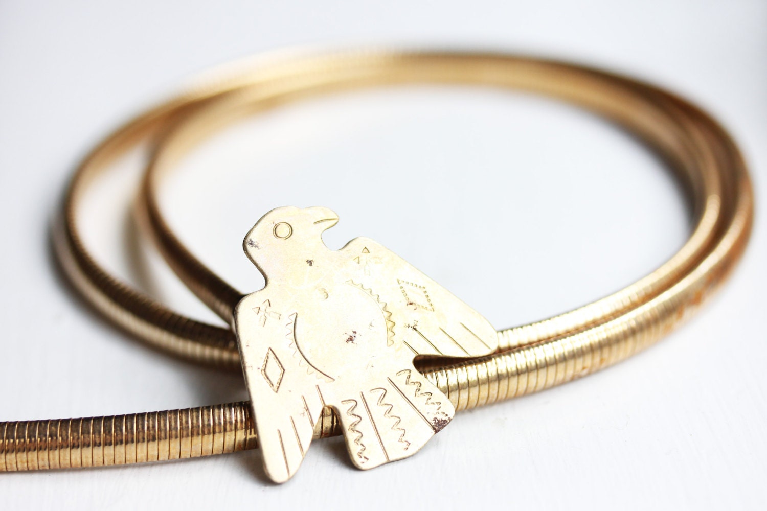 Gold Eagle Belt Bird Belt Eagle Belt Gold Metal Belt Gold | Etsy