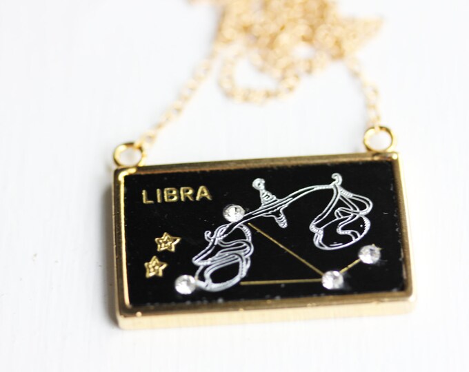 Libra Charm Necklace - Etsy