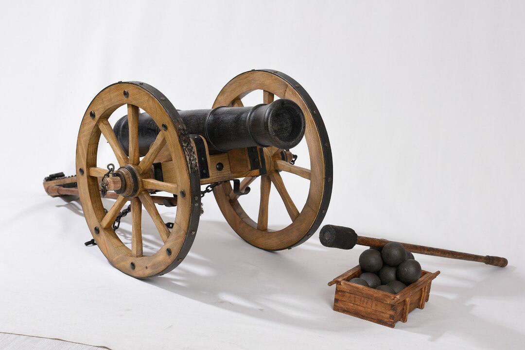 Handcrafted Wooden Decorative Cannon, Rustic Home Decor - Etsy