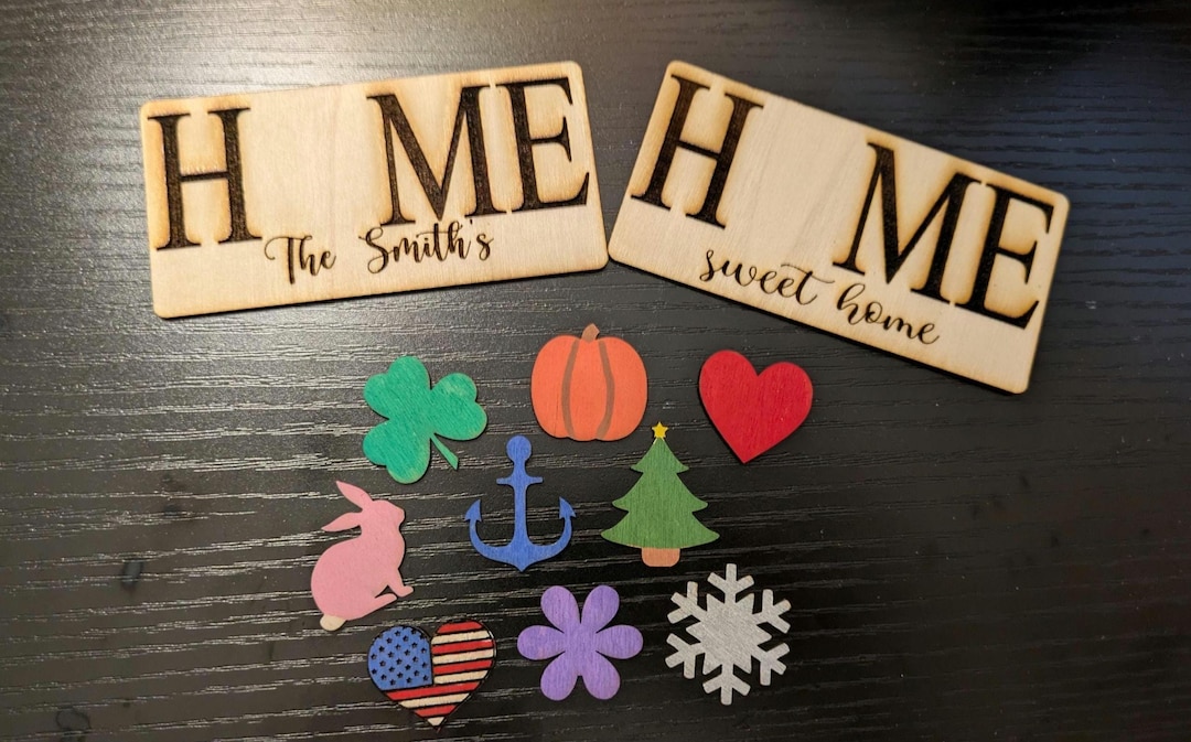 Interchangeable Home Sign - Etsy