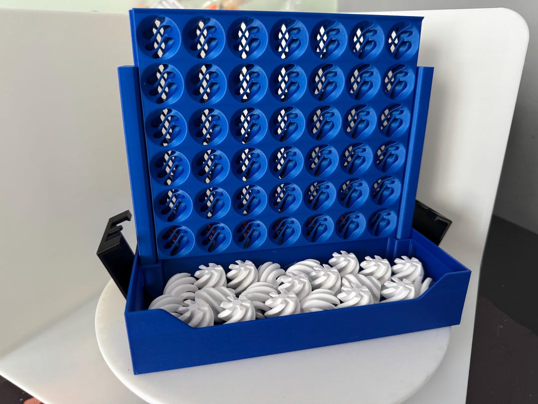 Customizable 3D Printed Connect 4 Game Unique and Fun Board Game for ...