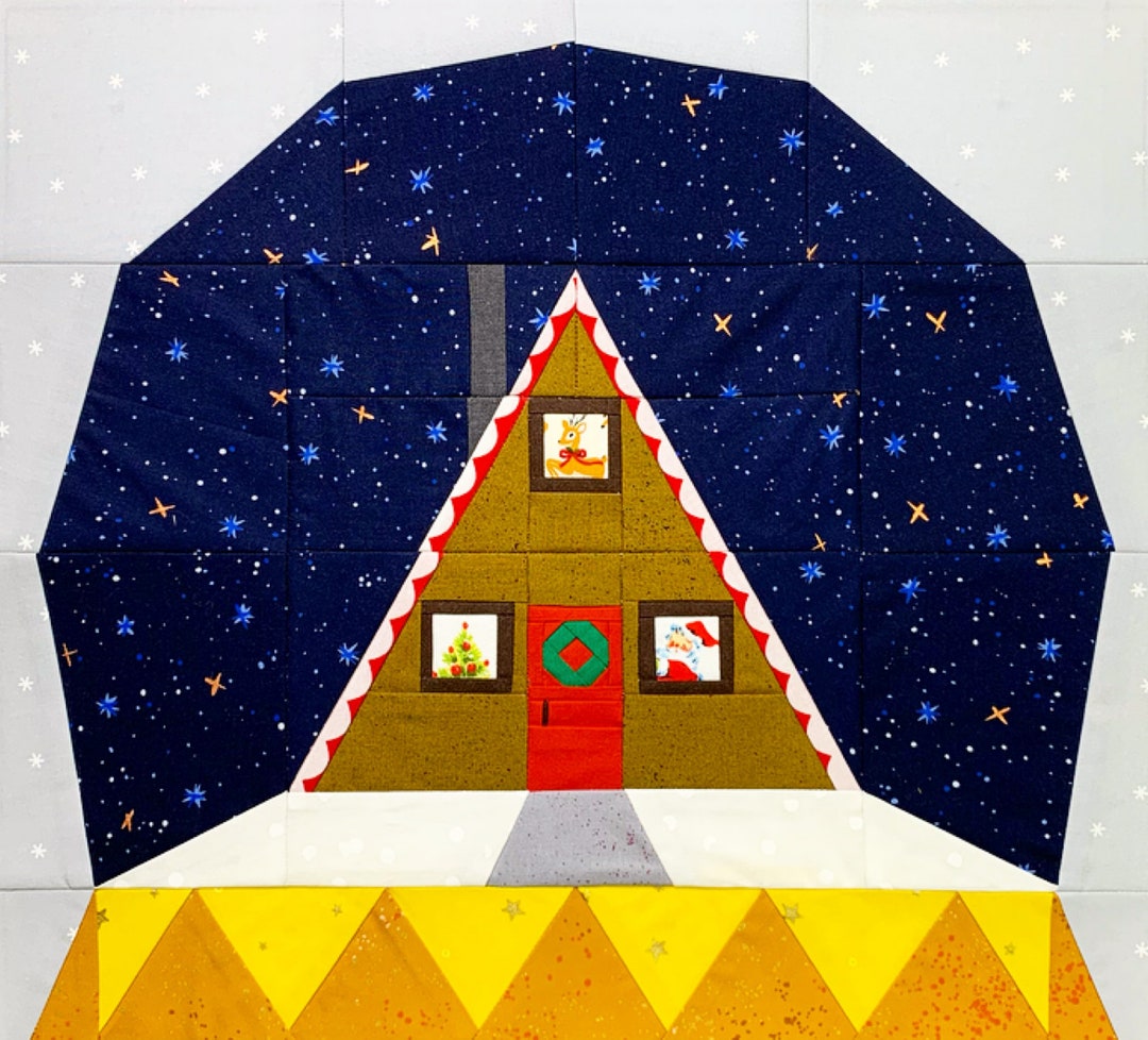 Snow Place Like Home Quilt Block - Etsy