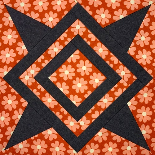 Moonflower Quilt Block - Etsy