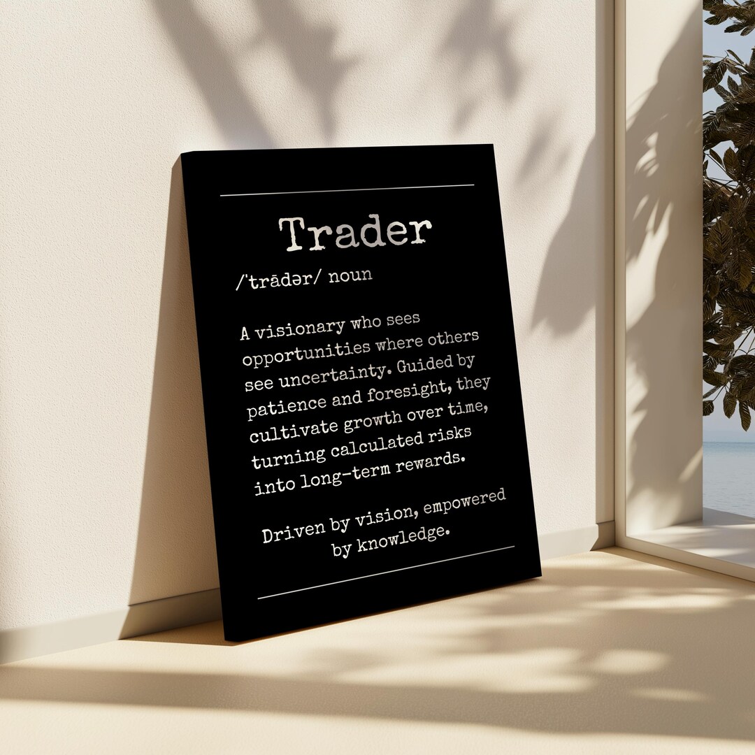 Trading Poster Day Trader Wall Art for Stocks, Crypto, Forex & Futures ...