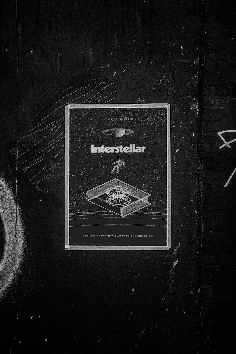 Interstellar Movie Poster Printable PDF, Interstellar by Christopher ...
