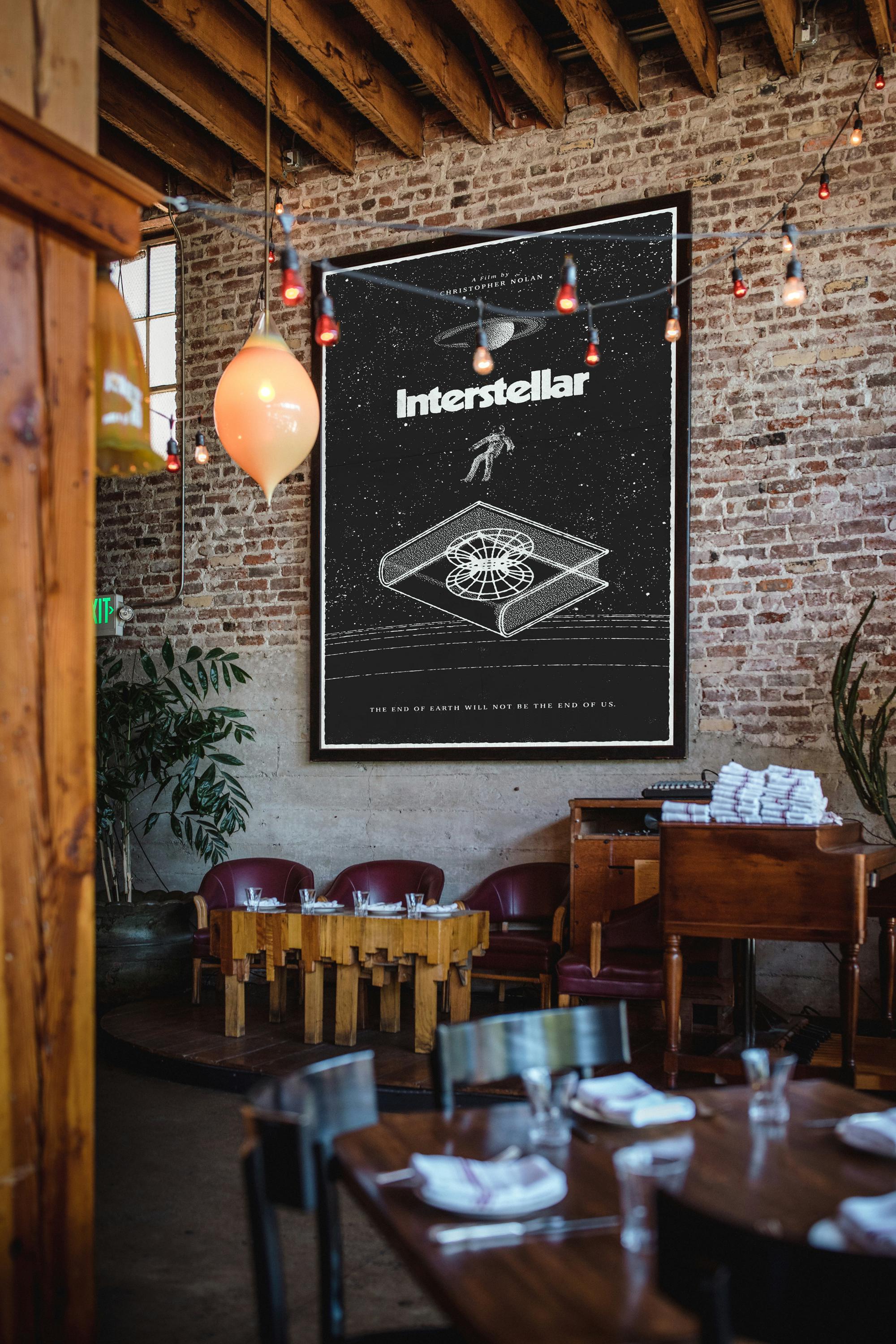 Interstellar Movie Poster Printable PDF, Interstellar by Christopher Nolan Digital Wall Art ...