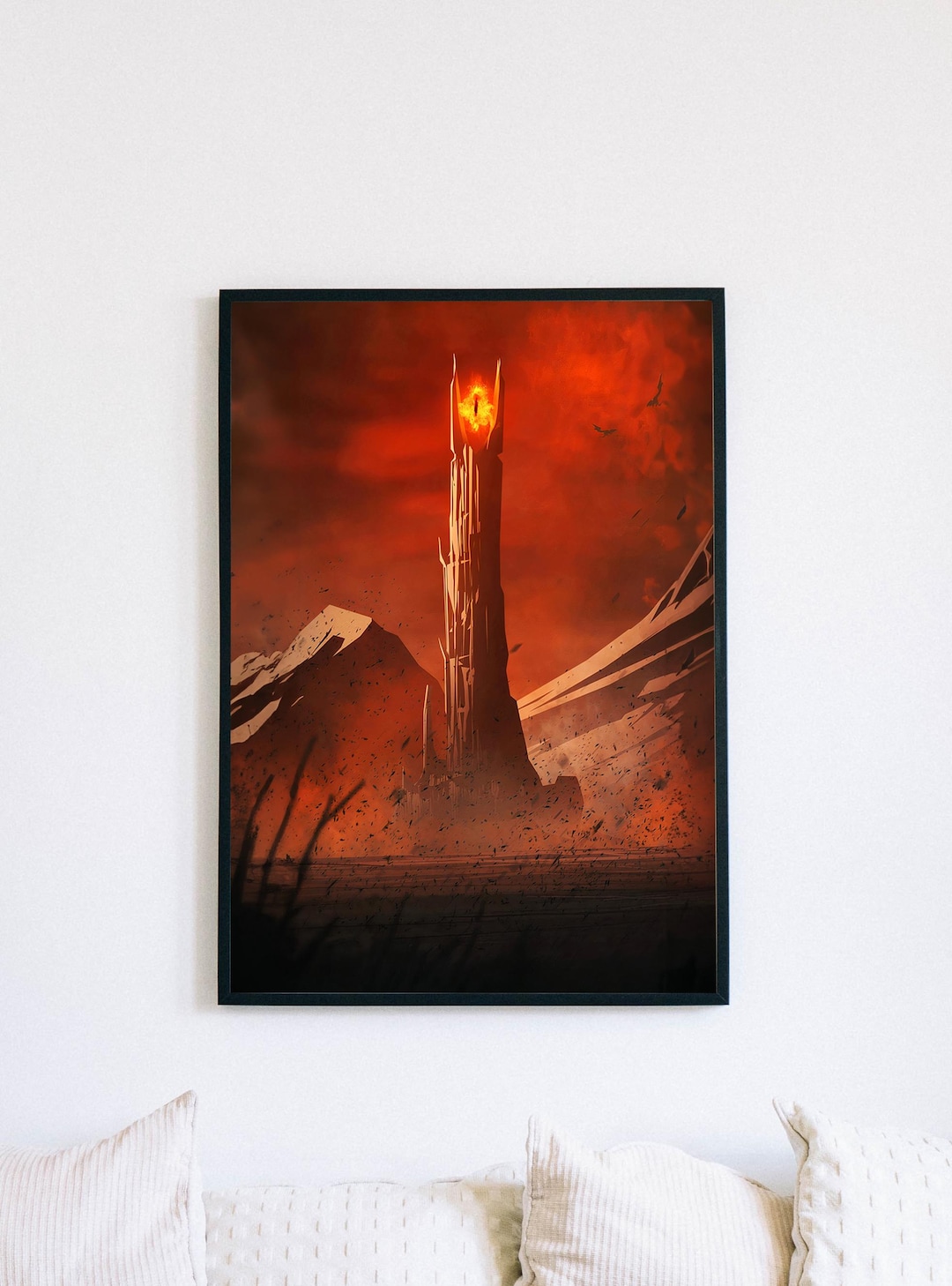 Lord of the Rings Mordor Poster Printable PDF, LOTR Mordor Middle Earth ...