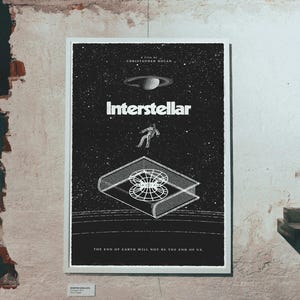 Interstellar Movie Poster Printable PDF, Interstellar by Christopher ...