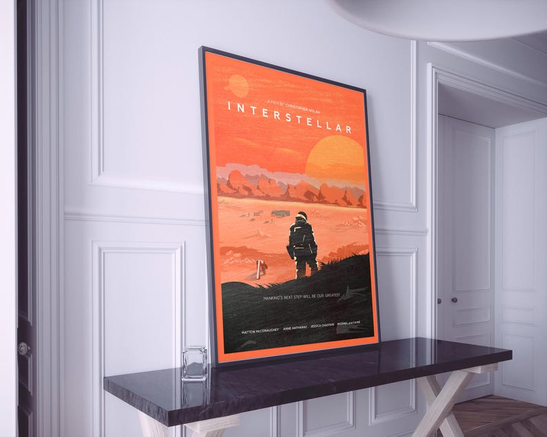 Interstellar Movie Poster Printable PDF, Interstellar by Christopher ...