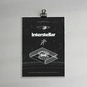 Interstellar Movie Poster Printable PDF, Interstellar by Christopher ...