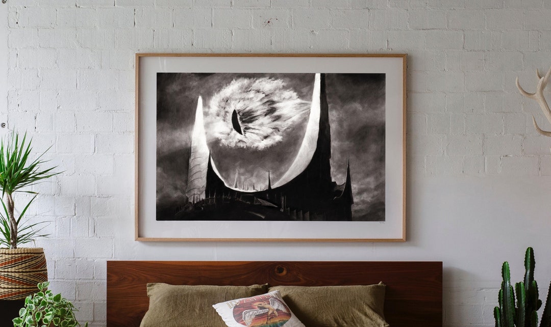 Lord of the Rings Mordor Sketch Poster Printable PDF, LOTR Mordor ...