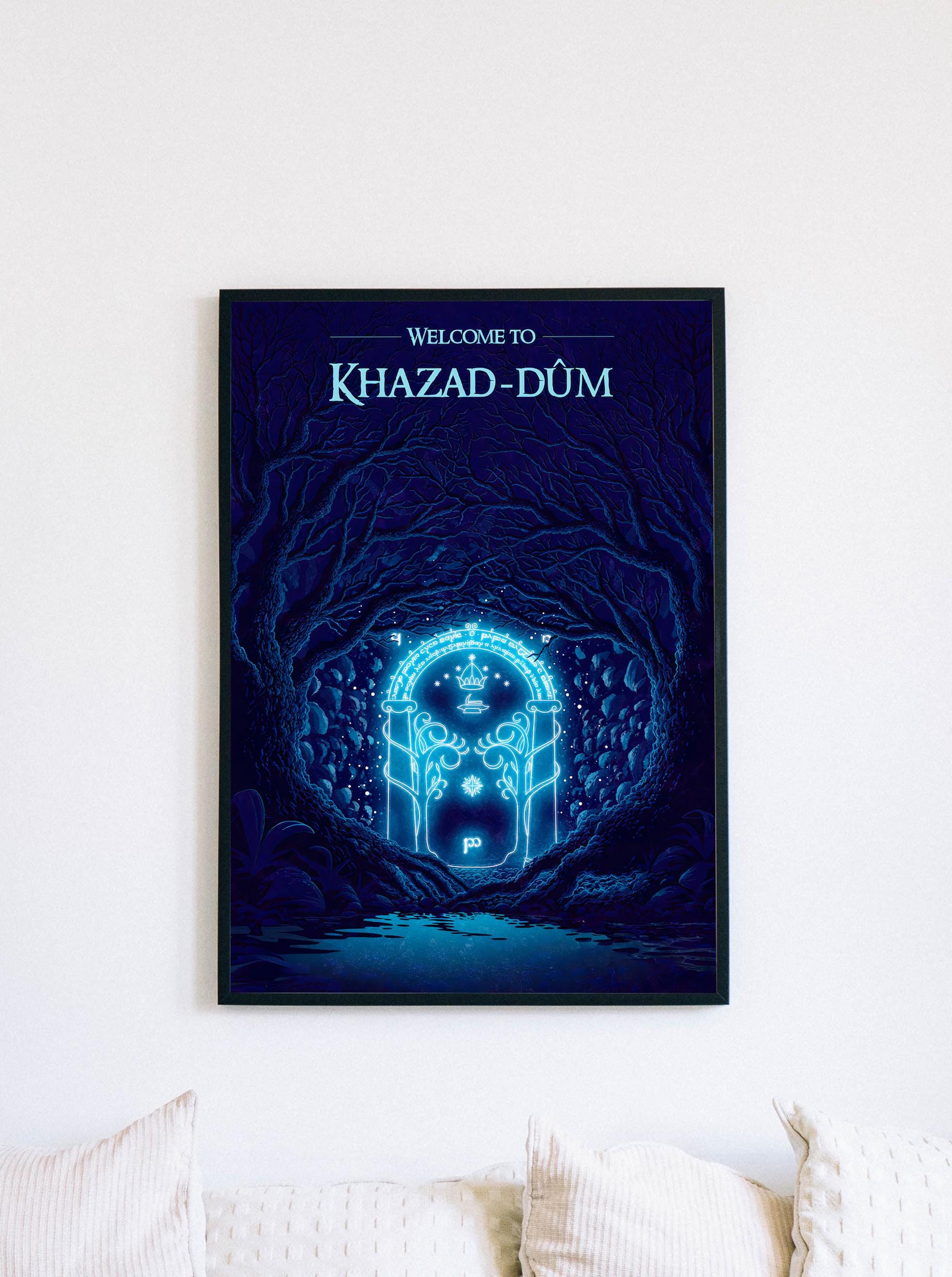 Lord of the Rings Khazad-dum Poster Printable PDF, LOTR Khazad-dum ...