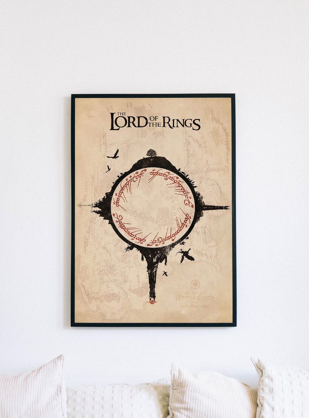 Lord of the Rings Poster Printable PDF, LOTR Fellowship of the Ring ...