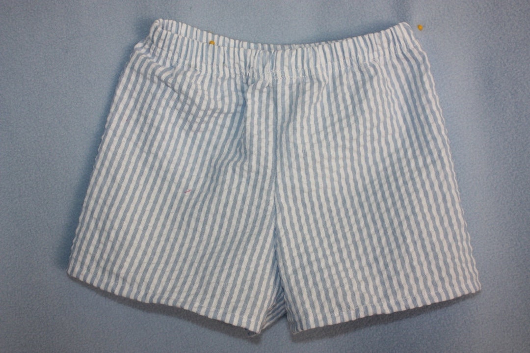 Baby Boy Boxers Just Like Dad Blue and White Stripe - Etsy