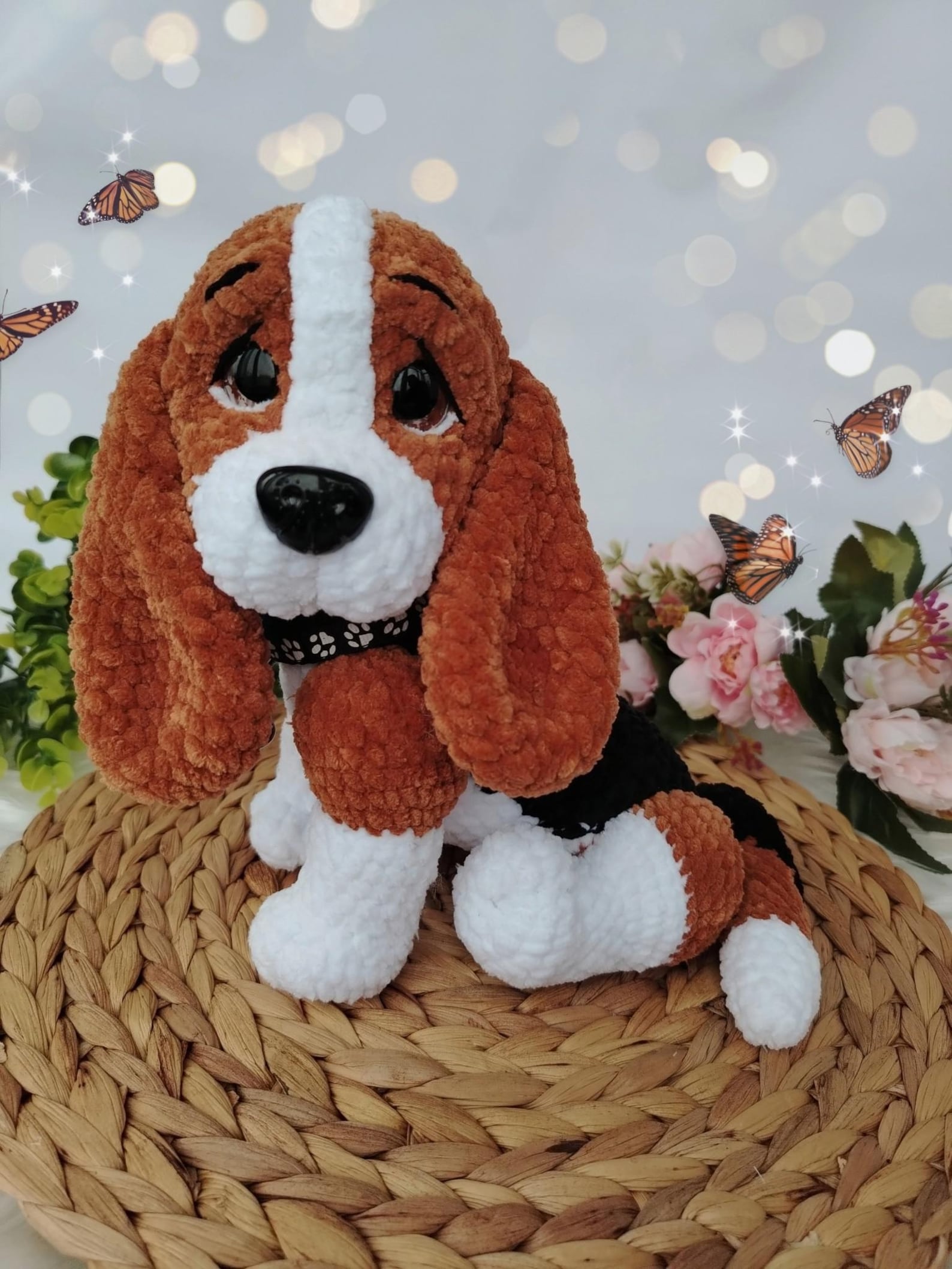 Dog Crochet Pattern. Dog Knotted Lovey Crochet Pattern. Crochet Puppy ...
