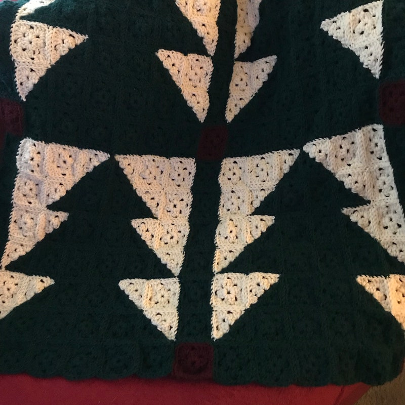 Christmas Afghan - Etsy