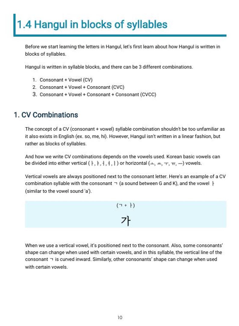 Learn Hangul and Korean Pronunciation - Etsy