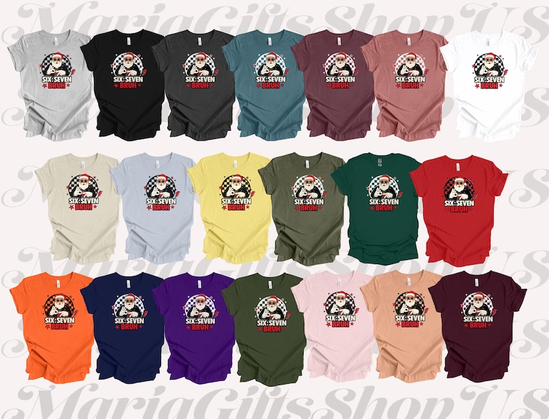 Funny Christmas Tee – Gen Z Santa Bruh Kids T-shirt - Etsy